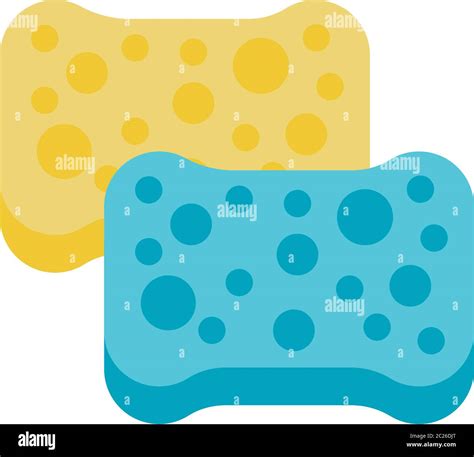 Sponges Icon Design Cleaning Service Wash Home Hygiene Equipment