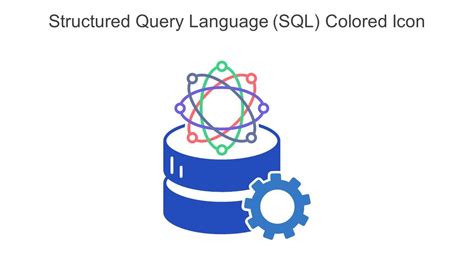 Structured Query Language Sql Colored Icon In Powerpoint Pptx Png And Editable Eps Format Ppt Sample