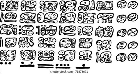 Jeroglificos Mayas Imágenes Fotos De Stock Y Vectores Shutterstock