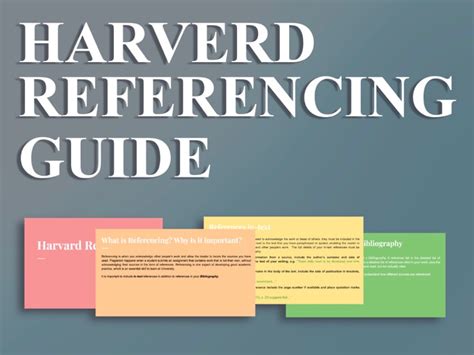 Harvard Referencing Teaching Resources