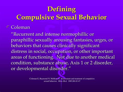 Ppt Compulsive Sexual Behavior Powerpoint Presentation Free Download