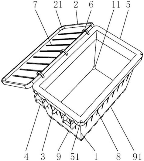 一种医疗废物周转箱的制作方法