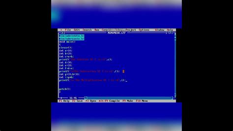 C Program Arithmetic Operation Tamil Youtube