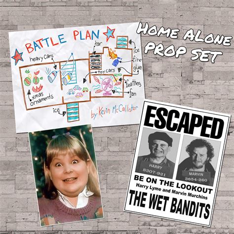 Home Alone The Wet Bandits Harry And Marv Wanted Escaped Flyer Etsy