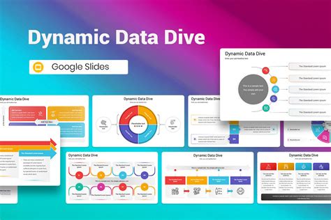 Dynamic Data Dive Google Slides Template Presentation Template