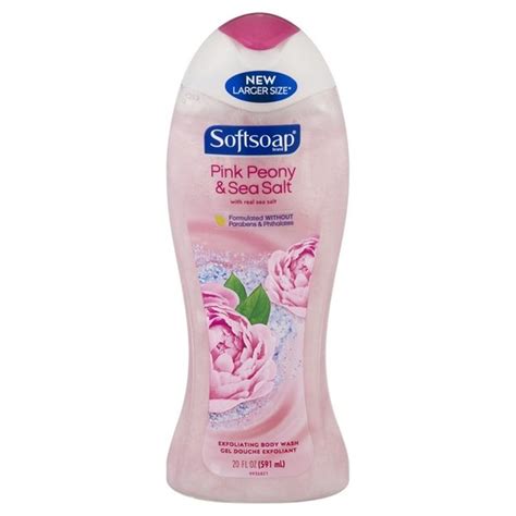 Softsoap Body Wash Pink Peony And Sea Salt 20 Oz Instacart
