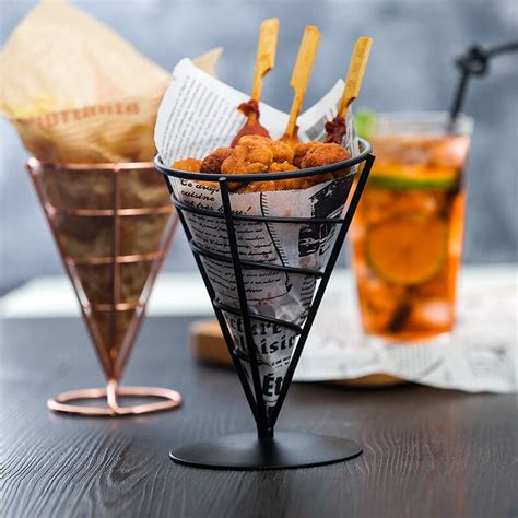 French Fries Stand Raw Plus Coffee