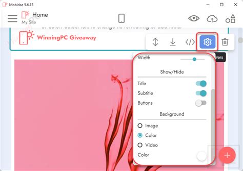 Off Mobirise Website Builder Kit Coupon Code