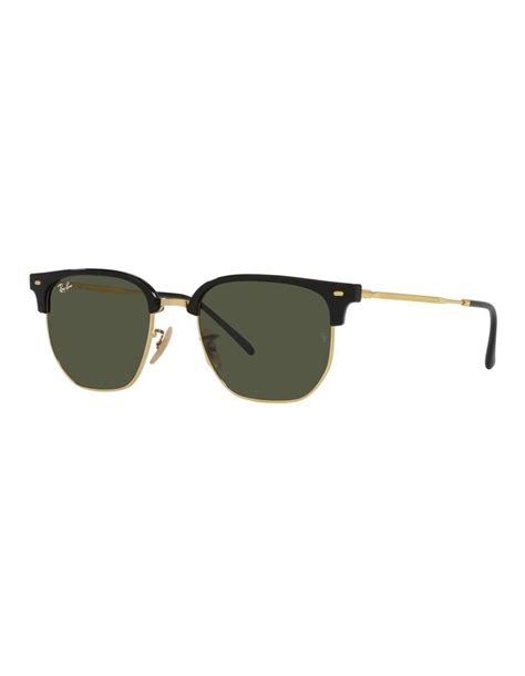 Ray Ban Rb3016 W0365 Black Clubmaster Sunglasses Lux
