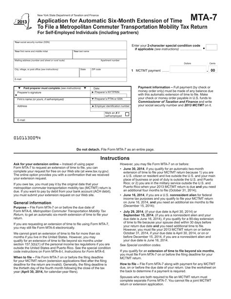 Form Mta 7 ≡ Fill Out Printable Pdf Forms Online