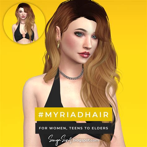 Sonyasimscc Download ♥vivian Hair Free Sims 4 Cc Finds Free