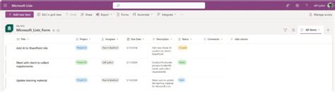 How To Create Forms In Microsoft 365 With Microsoft Lists Lydon Solutions