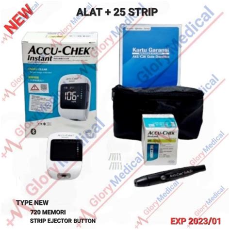 Promo Accu Chek Instant 25 Test Strip Pengganti Accu Check Active