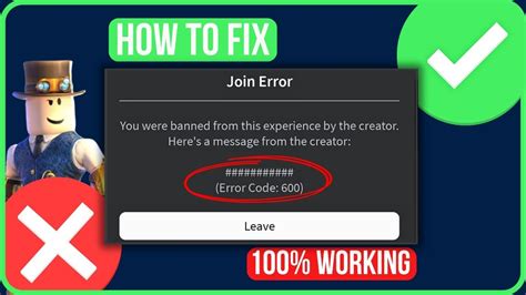 Roblox Error Code 600 [fixed] How To Fix Error Code 600 Roblox Youtube