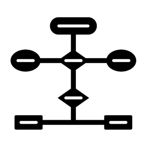 Premium Vector Flow Chart Icon