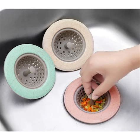 Silicone Tpr Kitchen Sink Strainer Bathroom Shower Drain Sink Drains