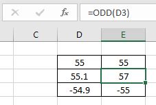 How To Use The Odd Function In Excel