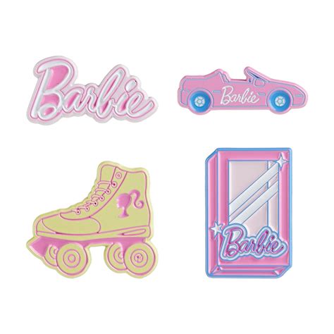 Barbie Collector Enamel Pin Set Mattel Creations