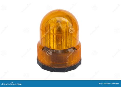 Orange Flashing Light Stock Image Image Of Ambulance