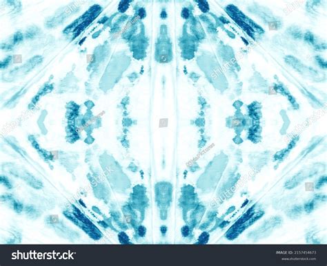 Ink Water Color Rainbow Blob Blue Stock Illustration 2157454673