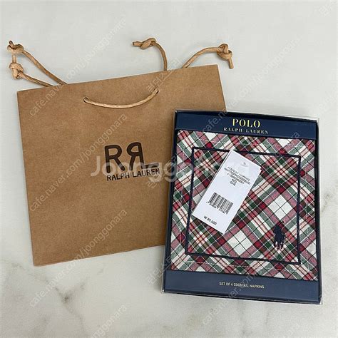 폴로 랄프로렌 홀리데이 칵테일 냅킨 새제품 리빙 생활 중고나라