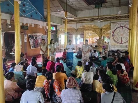 ငလျင်ဒဏ်ထိခိုက်ခံစားခဲ့ရသော မြို့နယ်များရှိ ပြည်သူများအတွက် စိတ်လူမ