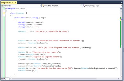 Programar de vez en cuando Variables y conversión de tipos en C