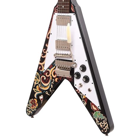 Epiphone Jimi Hendrix Signature Love Drops Flying V Reverb