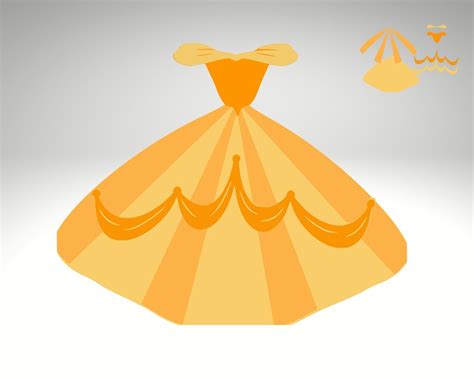 Princess Dress Svg Fancy Party Dress Birthday Cupcake Etsy