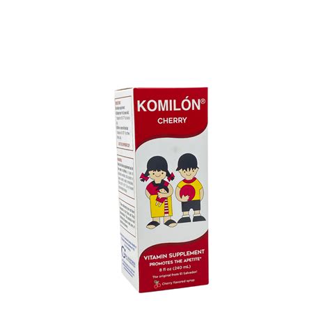 Komilón Cereza Jarabe Para Niños Emanuel Distributors