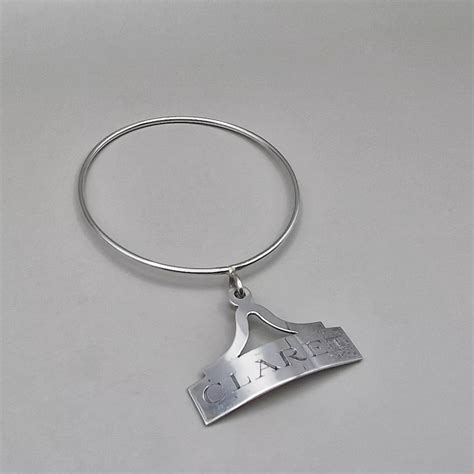 Sterling Silver Neck Ring Decanter Label Claret By Simon J Beer 1994