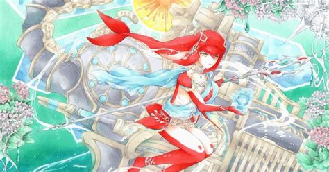 歴代ゾーラ族の中で一番の推しbotw続編楽しみすぎる ミファー ゼルダの伝説 イラスト