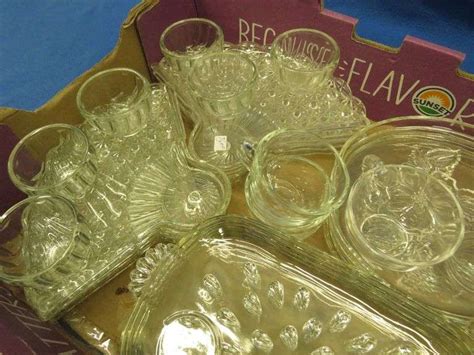 Glass Snack Set Aaa Auction And Realty