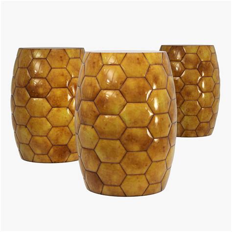 Rouge Decor Tortoise Gold Stool 3d Model By Sta 84