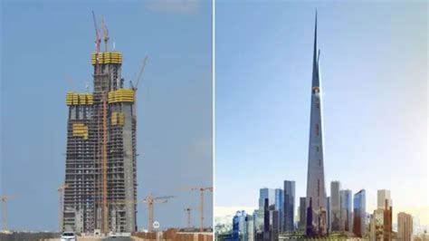 A Arábia Saudita Constrói O Edifício Mais Alto Do Mundo Um Feito De
