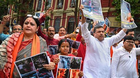Communal Lash In Kolkata Bjp Hits The Streets Frontline