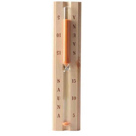 Sauna Equipment 15 Minute Wood Sauna Hourglass Clock Sand Timer Clock