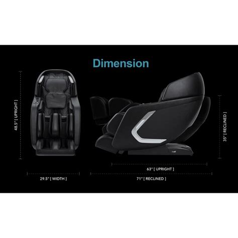 Osaki Os 4d Encore Black Faux Leather Upholstered Powered Reclining