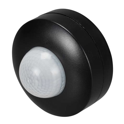 Ovia 360° Surface Mounted Pir Sensor Ip44 Black Ovpir006bk Cef