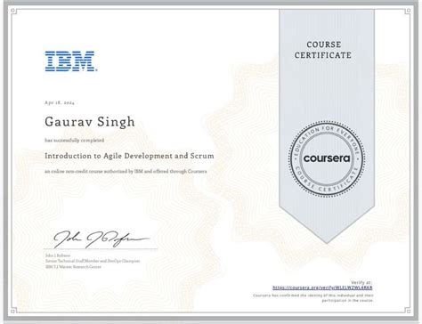 Gaurav Singh On Linkedin Coursera Certificate Agile Tools Agile