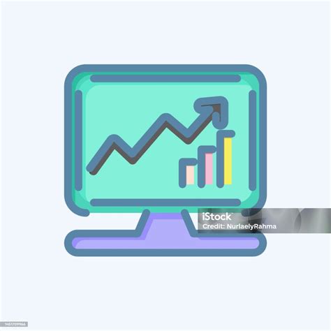 Icon Business Analytics Related To Machine Learning Symbol Doodle Style