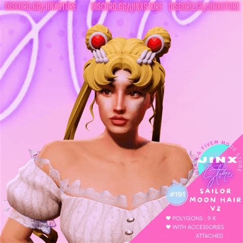 Sailor Moon Hair V2 Jinxstores Ko Fi Shop Ko Fi ️ Where Creators