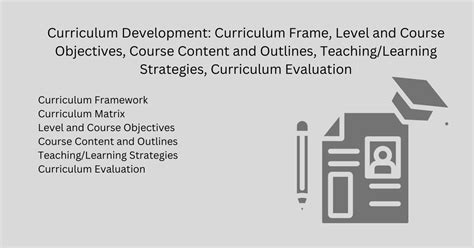 Curriculum Development Curriculum Frame Level And Course Objectives