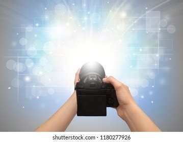 Naked Hand Taking Picture Digital Camera Stock Photo Edit Now