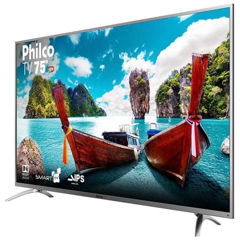 Smart Tv Led 75 Polegadas Philco Ptv75e30dswnt 4k Usb Hdmi Bivolt