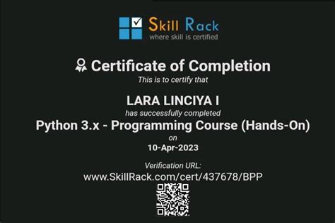 Lara Linciya On Linkedin Skillrack