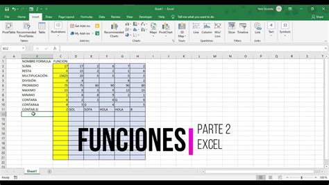 Tipos De Funciones En Excel De Texto Image To U
