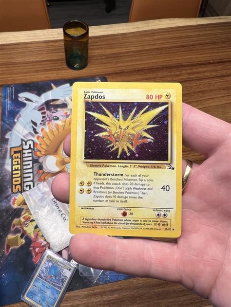 My Fossil Zapdos Cosmos Holo Error Rpkmntcgcollections