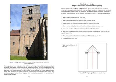 Construction Design Mathematics 2d Shape And An Anglo Saxon Window Opening Teaching Resources