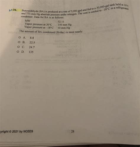 Pe Environmental Ncees Question Gas Law R Pe Exam